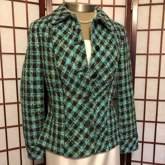 Sigrid Olsen | Jackets & Coats | 32 Closet Closing Silk Blend Tweed ...